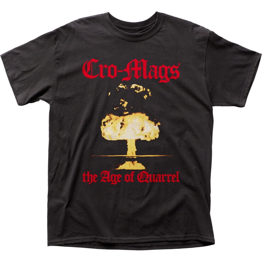 Cro-Mags The Age of Quarrel T Shirt Mens Licensed Rock N Roll Band Tee Black - Walmart.com