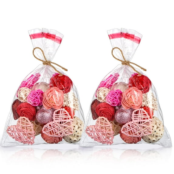 CroBlissful 40 pcs Valentine's Day Mardi Gras Decorative Bag Bowl ...