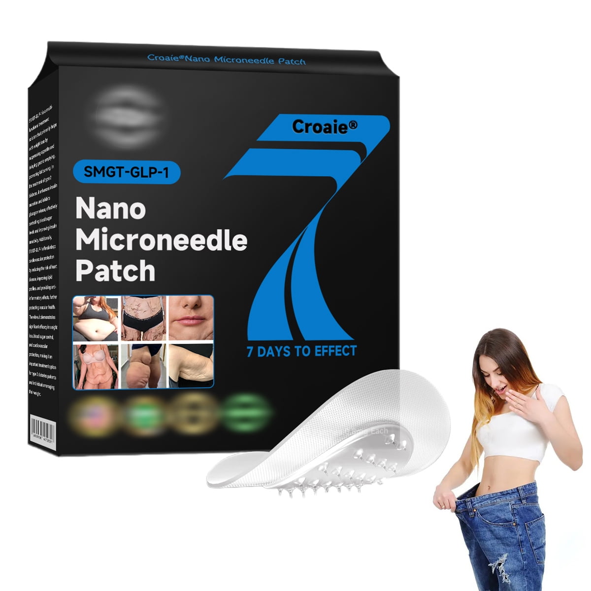 Croaie SMGT-GLP-1 Nano Patch, Firming Skin and Body Shaping Care Patch ...