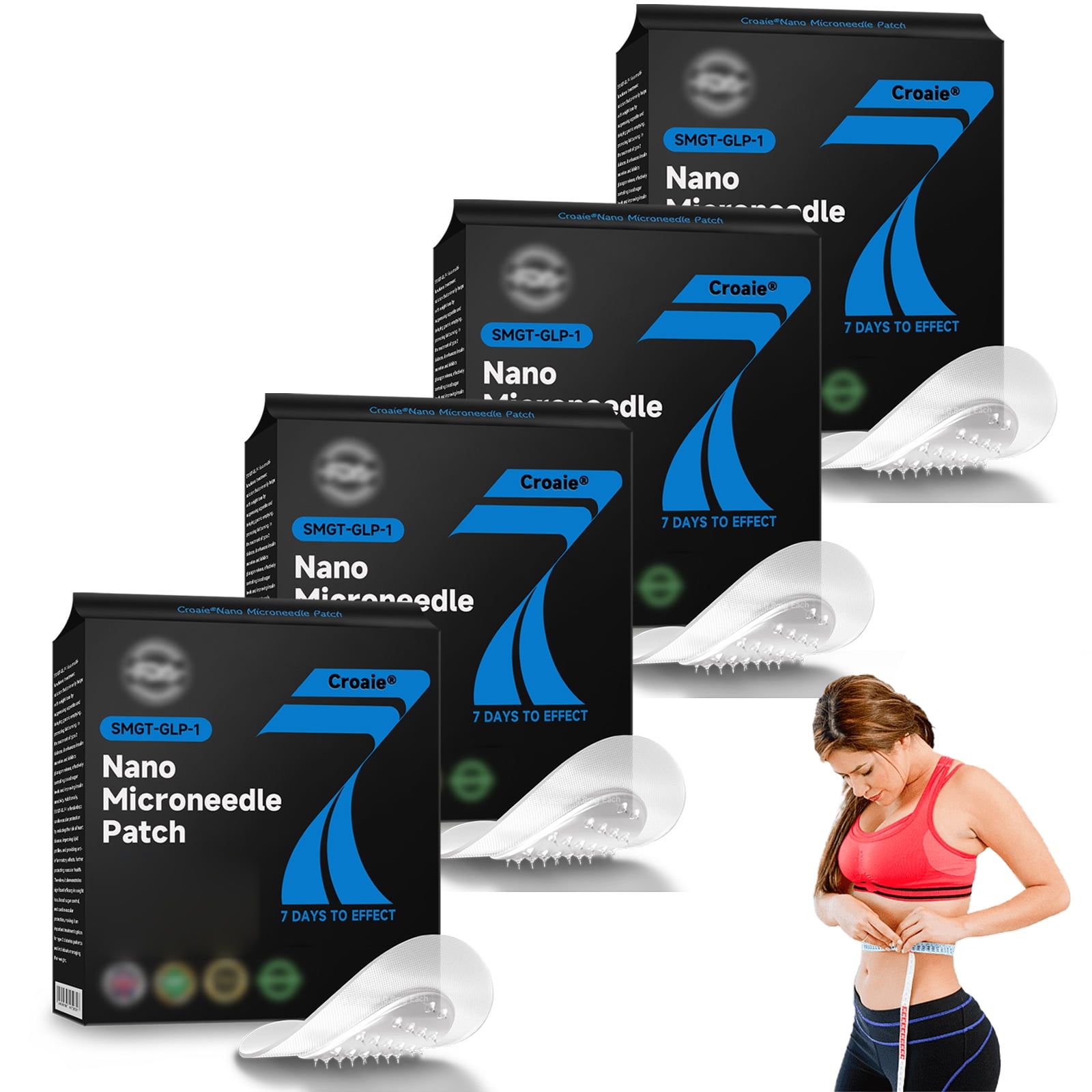 Croaie SMGT-GLP-1 Nano Patch Skin Firming Body Shaping Care Patch Women ...