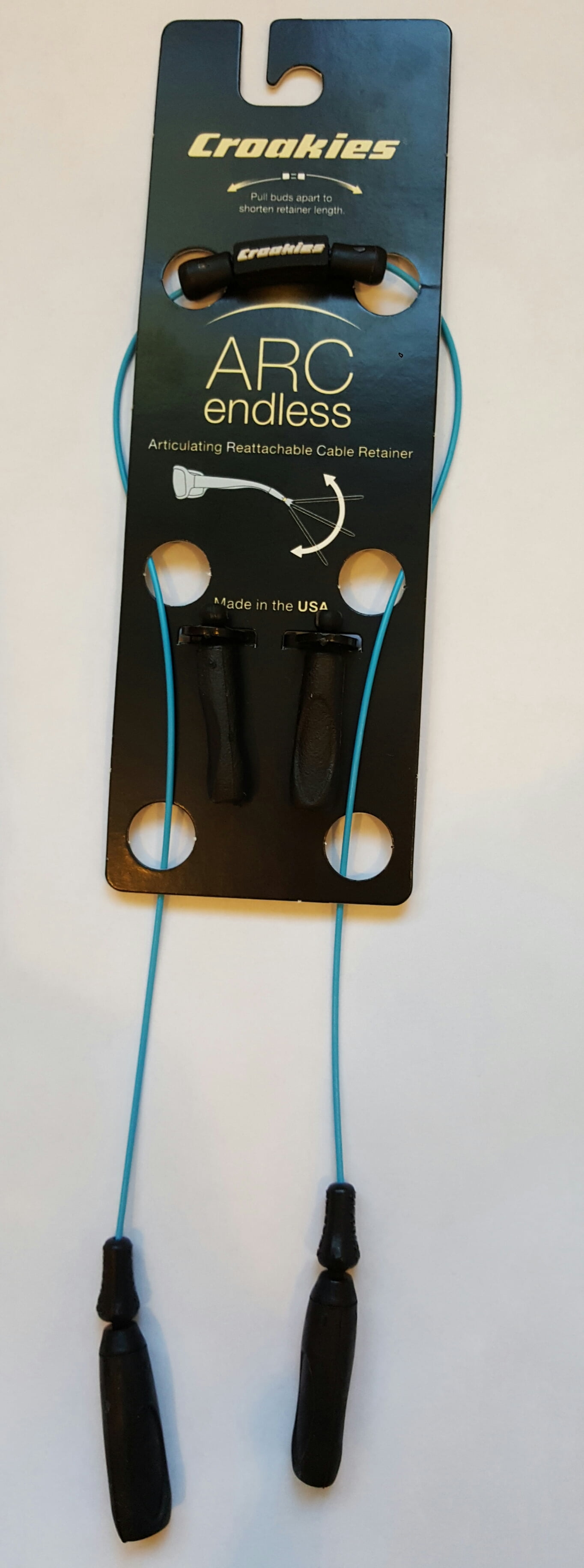 Croakies Arc Endless Eyewear Retainer, 14" XXL/XL - Blue - Walmart.com