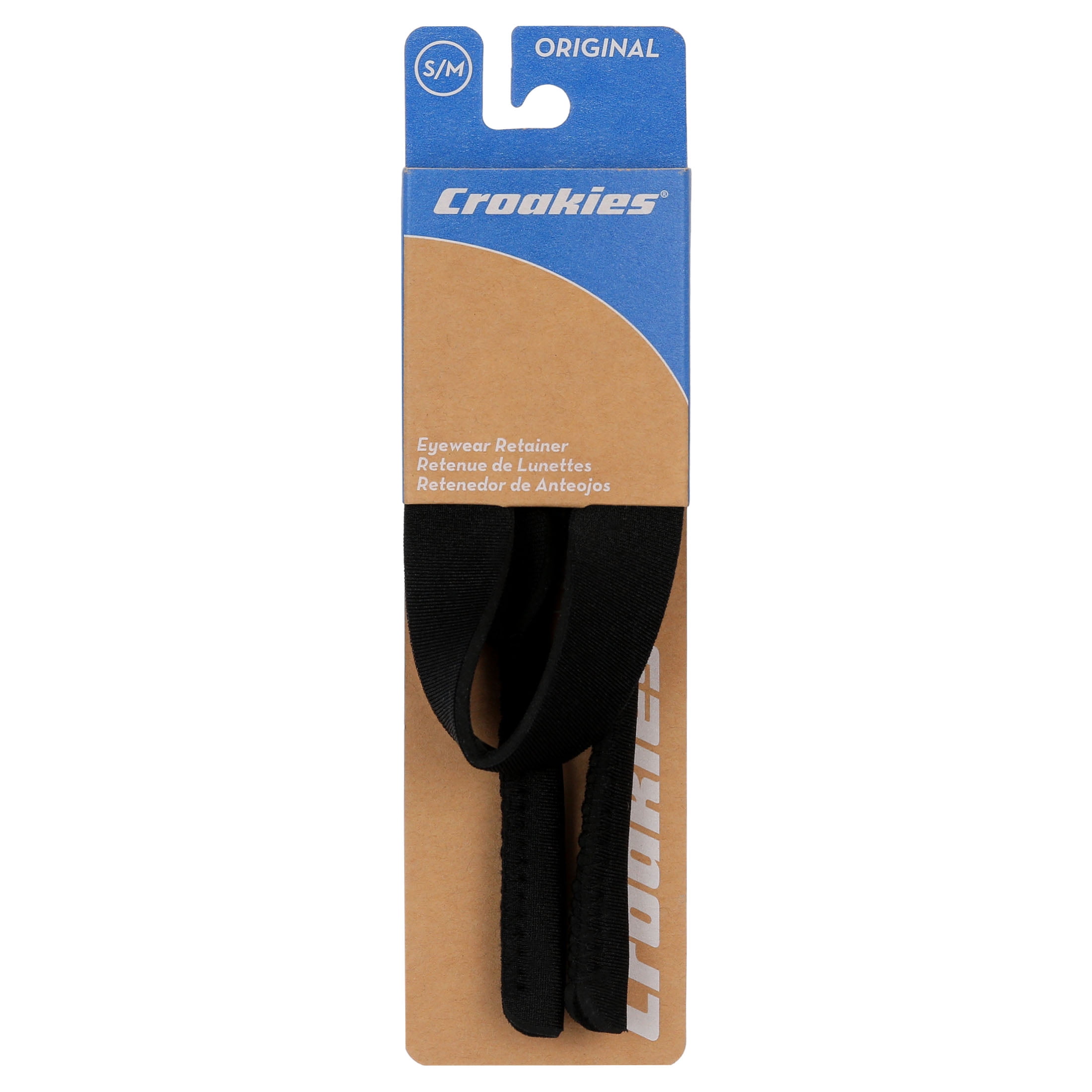 Croakies Original Eyewear Retainer, Black, 1 Count - Walmart.com