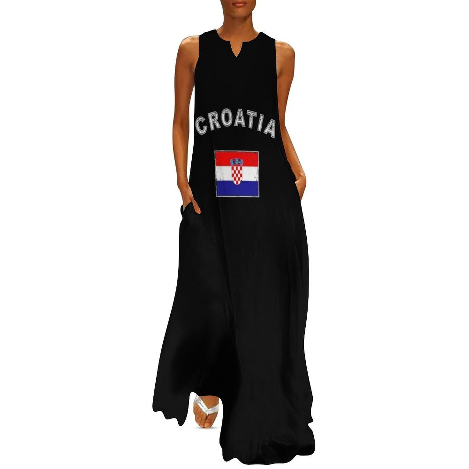 Croatia Croatian flag flag Long Dress summer outfits for women 2025 ...
