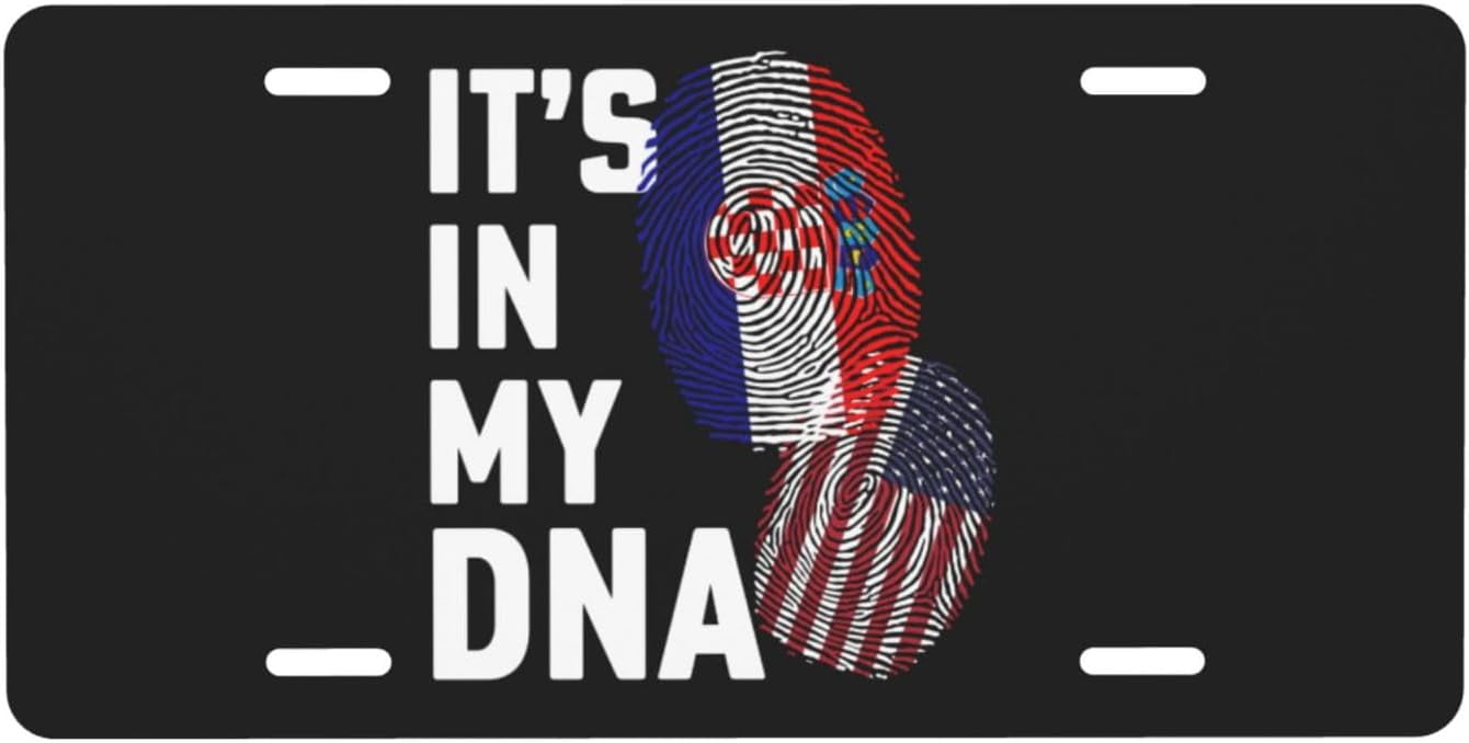 Croatia It's in My DNA License Plate Novelty Metal Plate Vanity Tag ...