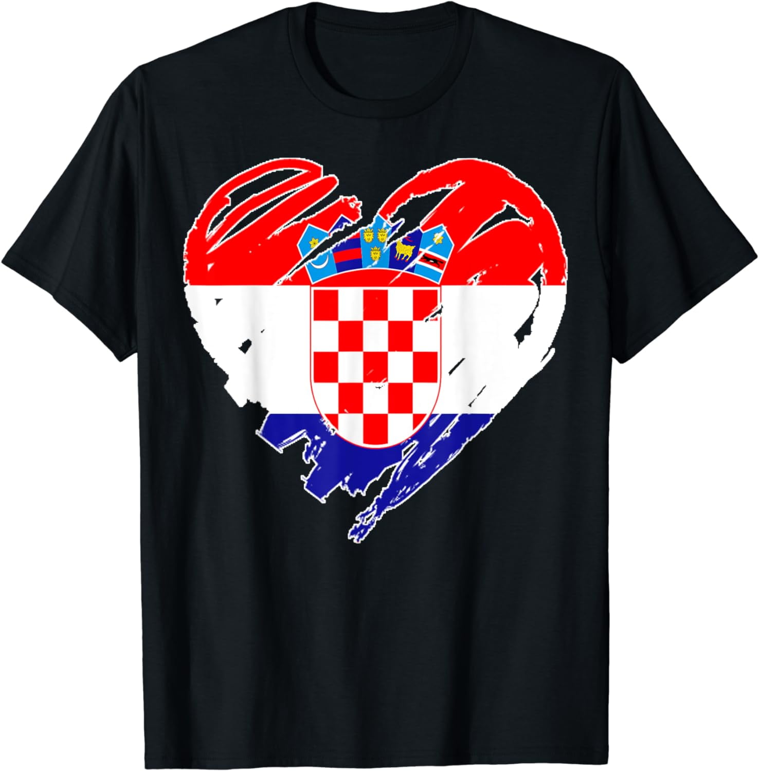 Croatia Statehood Day Croatian Flag Graphic I Love Zagreb T-Shirt ...
