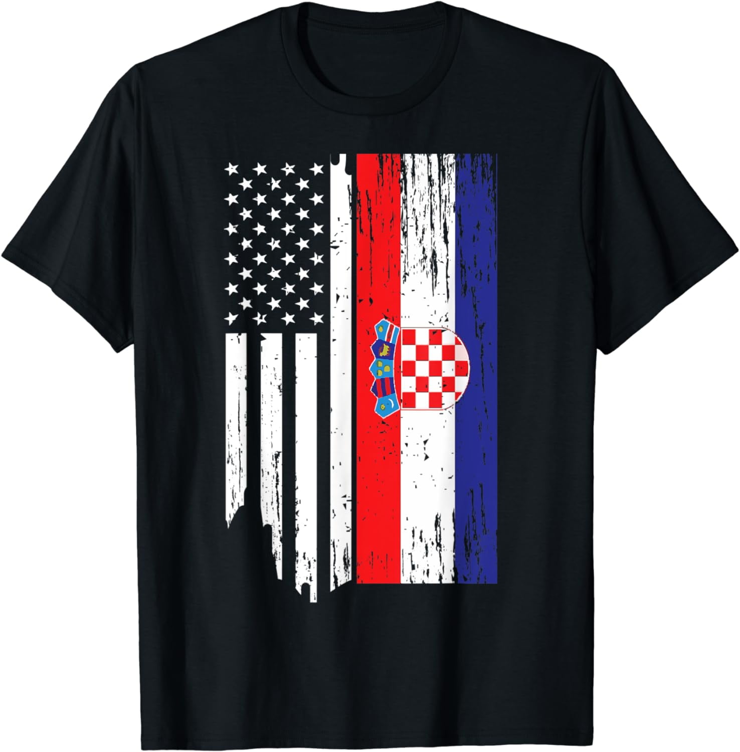 Croatian American Flag Tshirt Gift Idea For Proud Croatians - Walmart.com