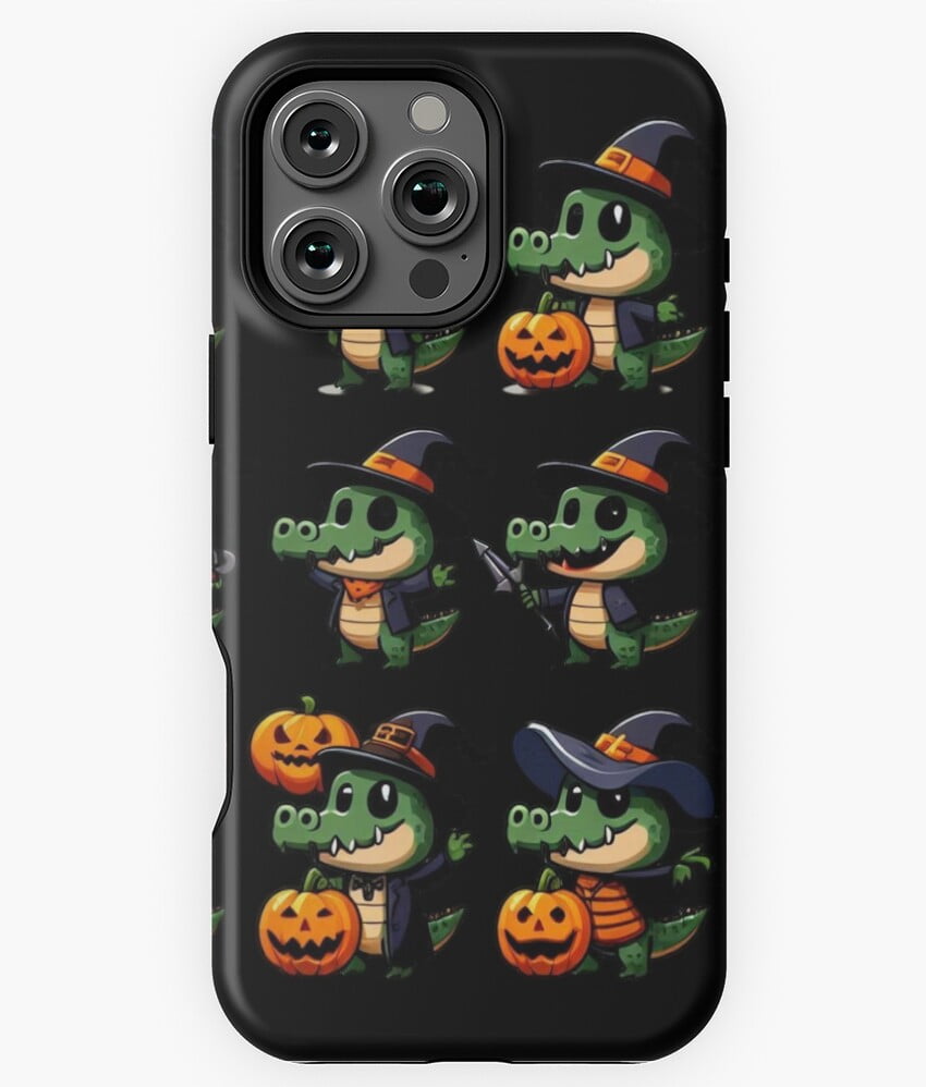 Croc o ween Funny Halloween Croc M10287 Phone case for iPhone 11 to 16 ...