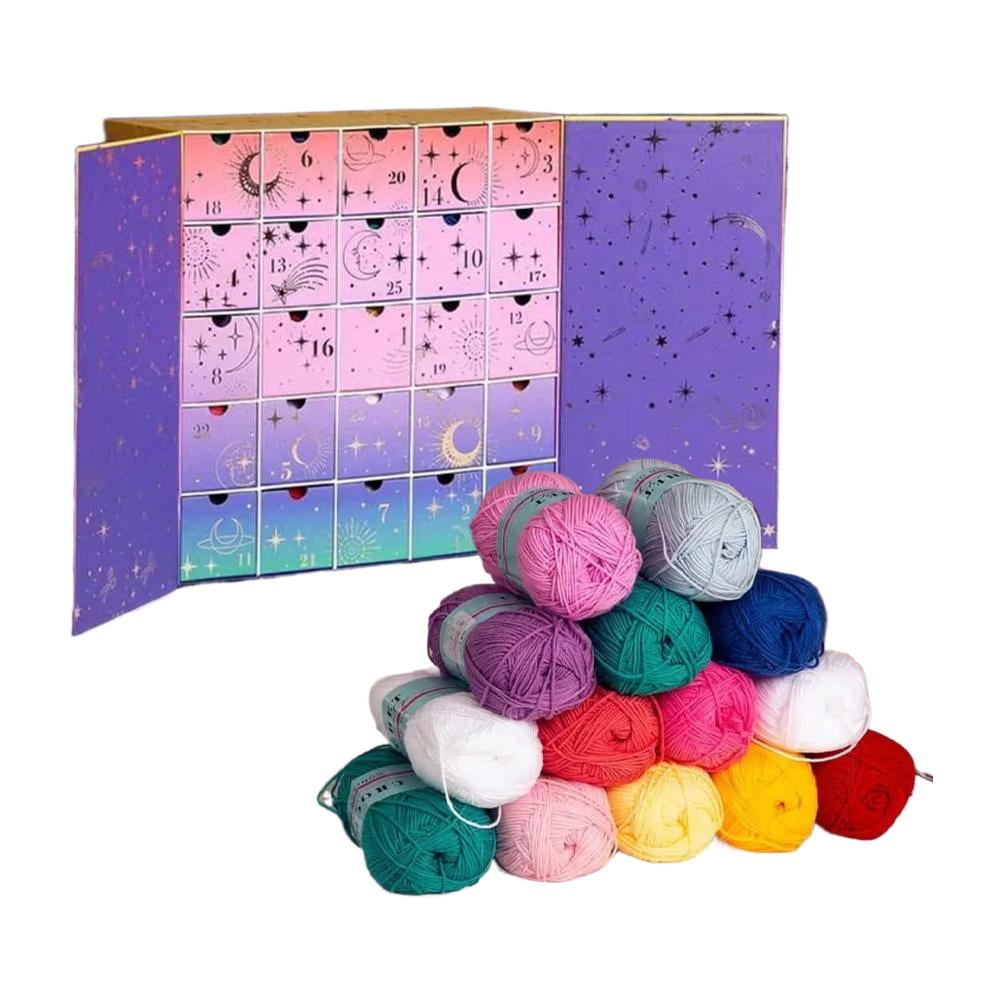 Crochet Advent Calendar 2025 25-Day DIY Countdown Kit, Yarn & Pattern ...