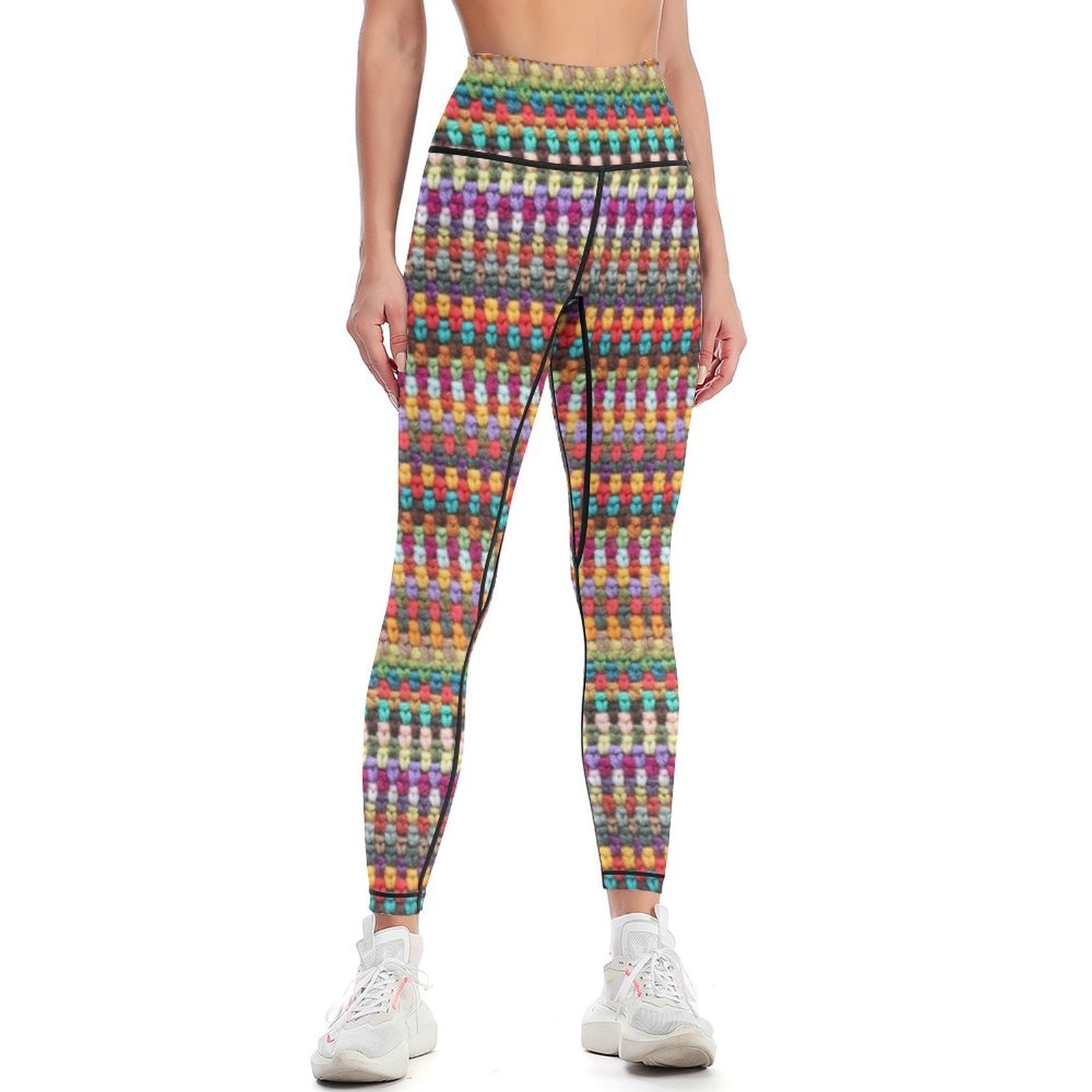 Crochet Afghan Pattern Leggings push up legging Fitness woman Sports ...