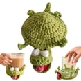 Crochet Animal Coasters Pop Up, Cute 3D DIY Handmade Funny Coasters ...