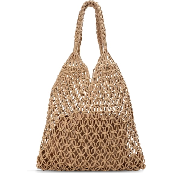 Crochet Beach Bags for Women - Women Beach Handmade Tote Bag, Summer ...