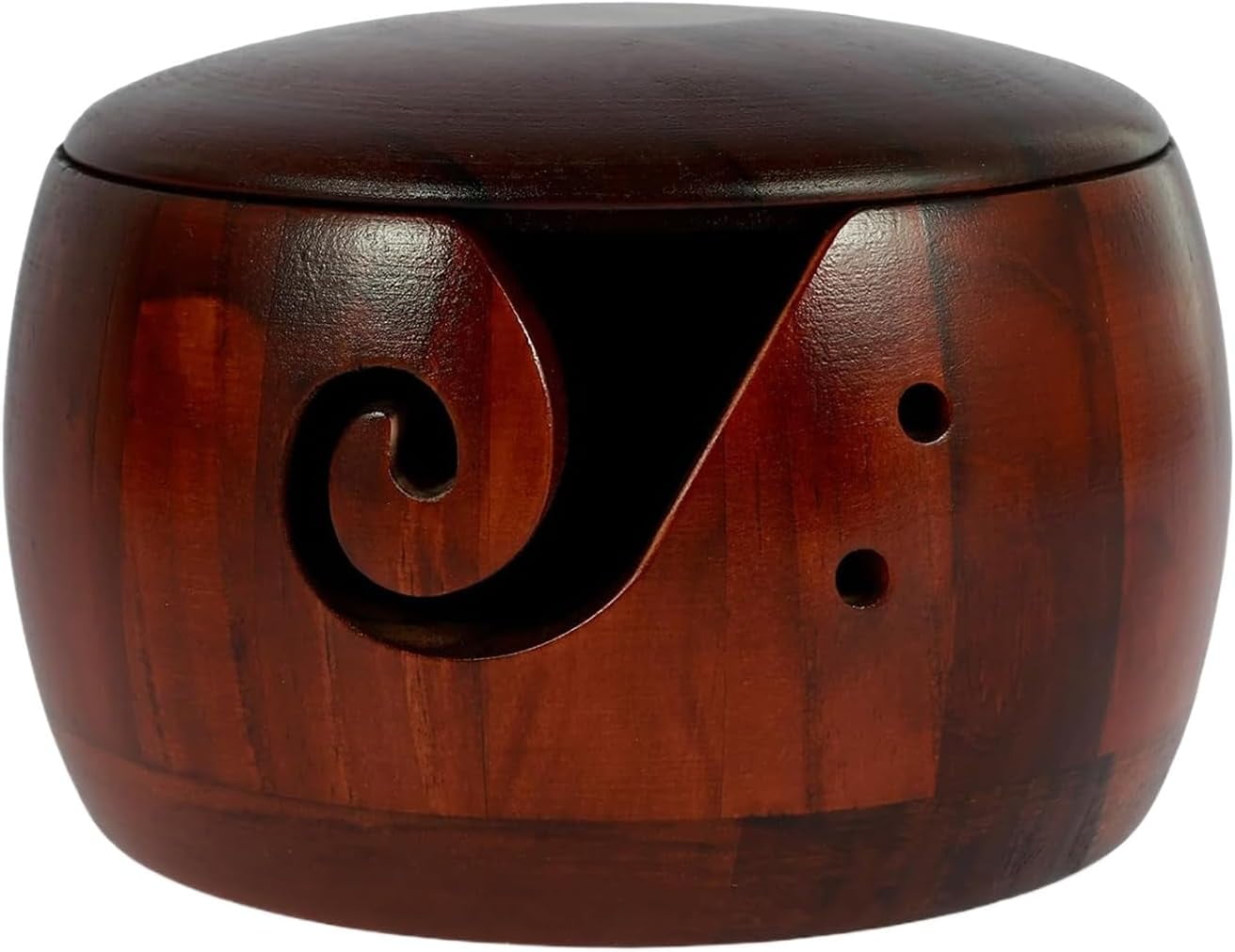 Crochet Bowl | Crochet Bowls for Yarn - Handmade Wooden Wire Bowl with ...