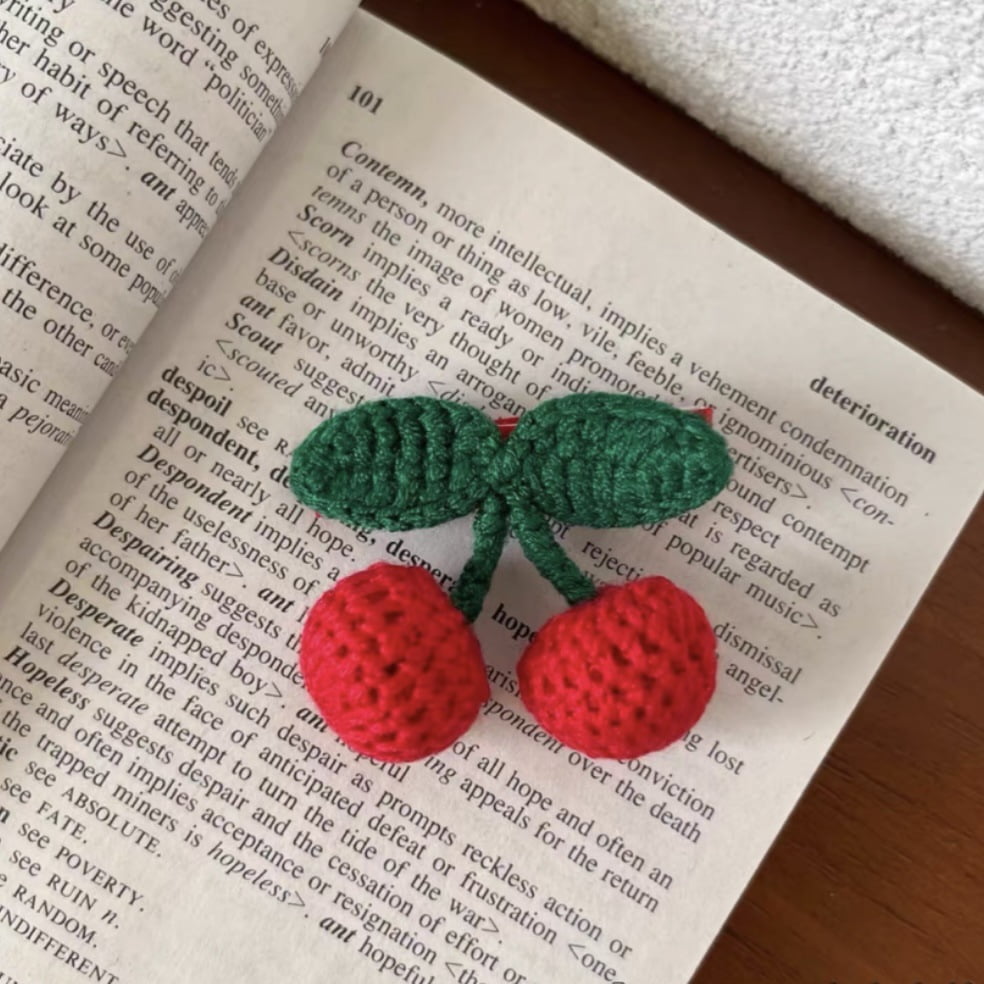 Crochet Candy Flower Hair Clips for Kids Girls Wool Knitted Cartoon ...