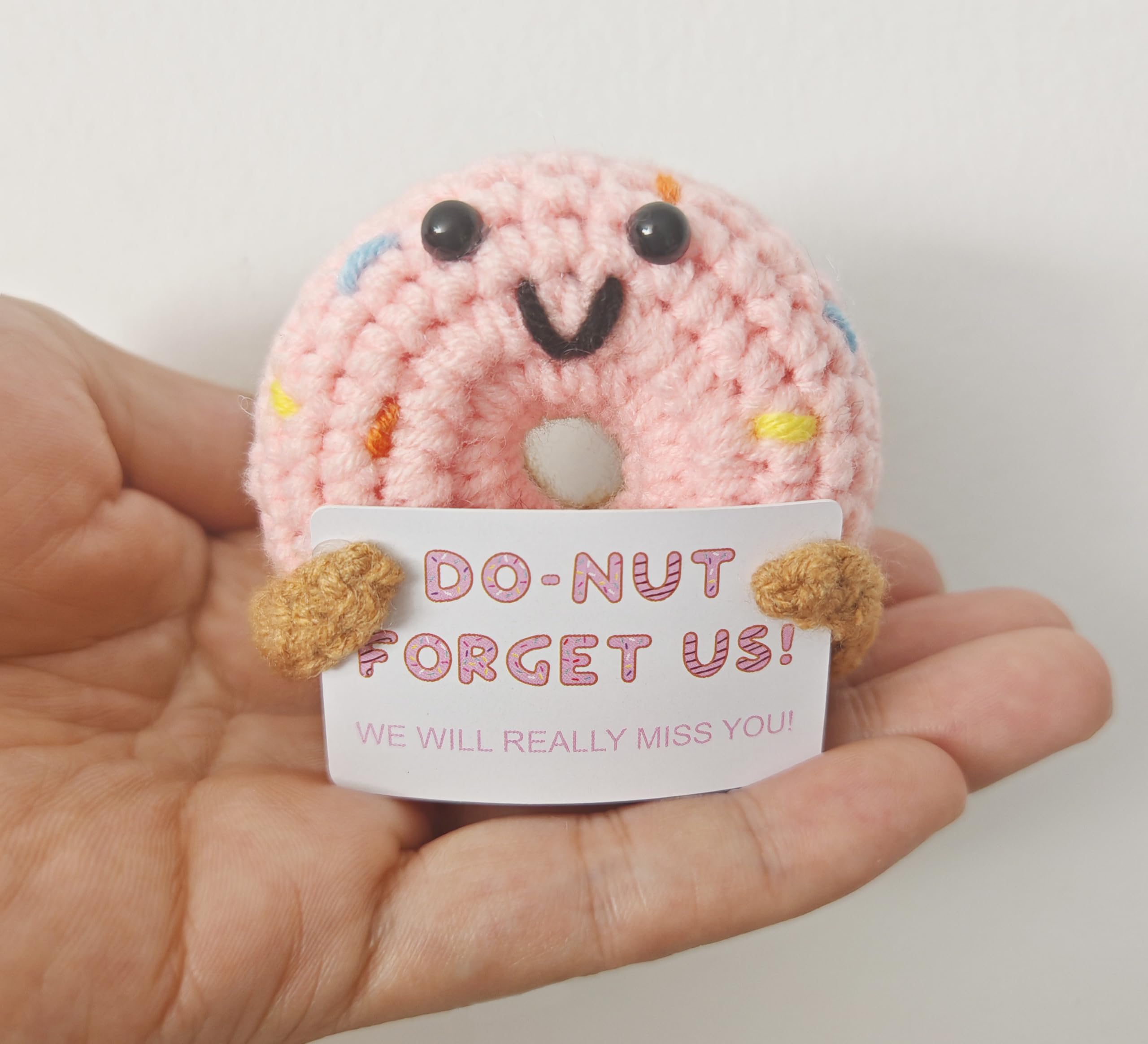 Crochet Donut for Workmates Colleagues Coworker Gifts, Colleague ...