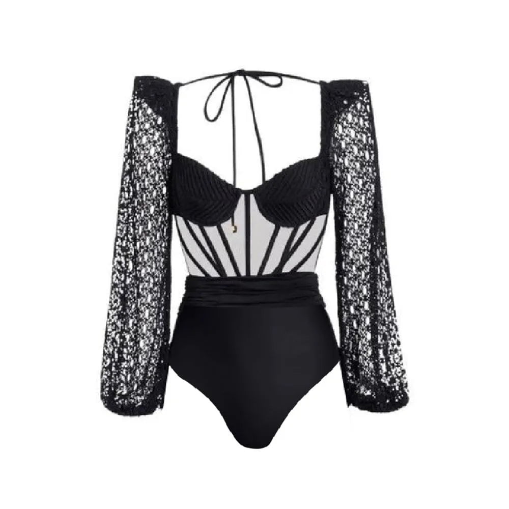 Crochet Dress Natural Cutout Stretch-jersey and Crochet-knit Maxi ...