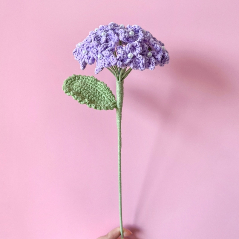 Crochet Flower Hand Knitted Flower Bouquet Handicraft Gift Handwoven ...