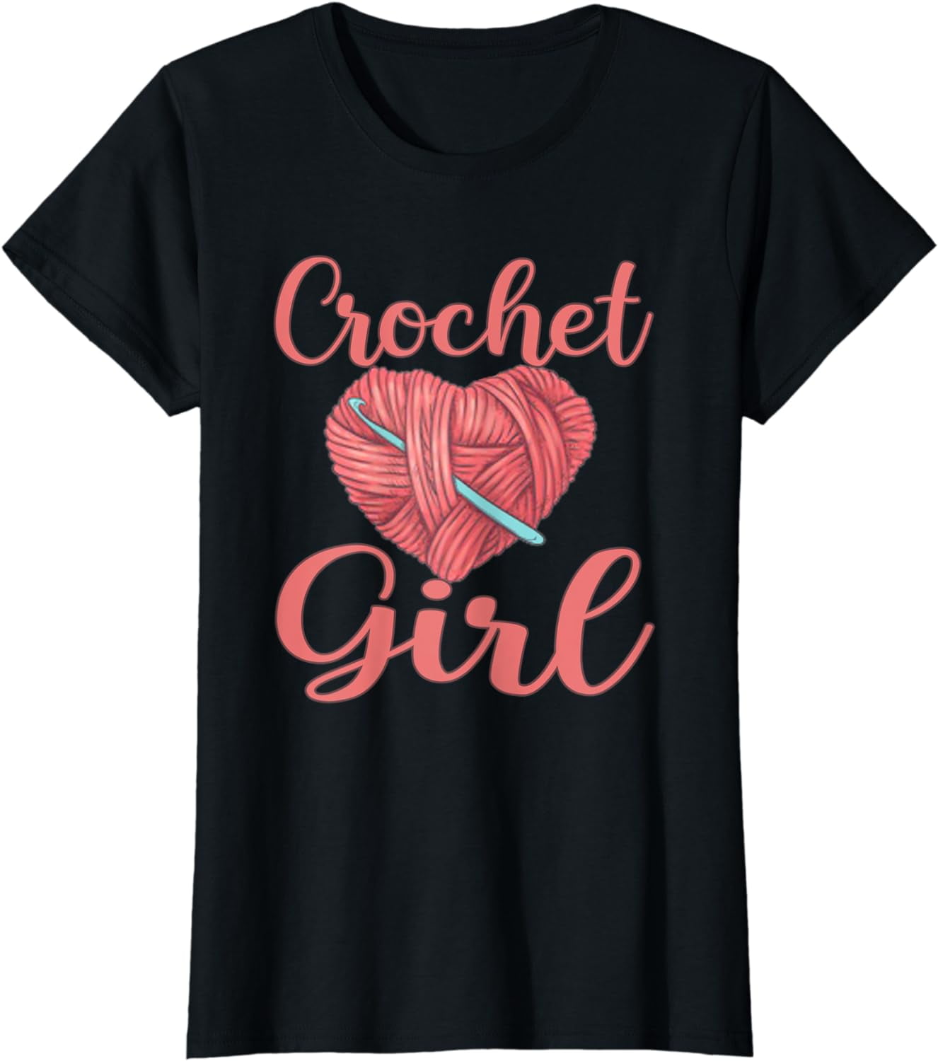 Crochet Girl Crocheting and Knitting Girl Crochet Daughter T-Shirt ...