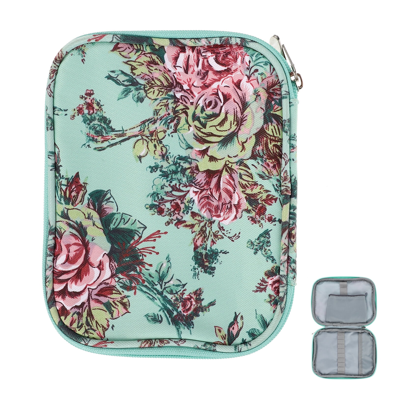 Crochet Hook Case Zipper Crochet Hook Bag Knitting Needle Bag Multi ...