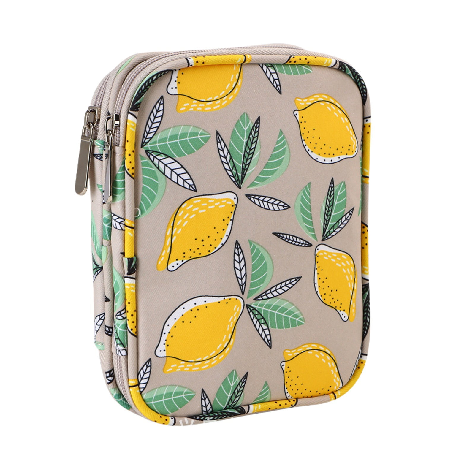 Crochet Hook Case, Zipper Storage Organizer Bag with Web Pockets for ...