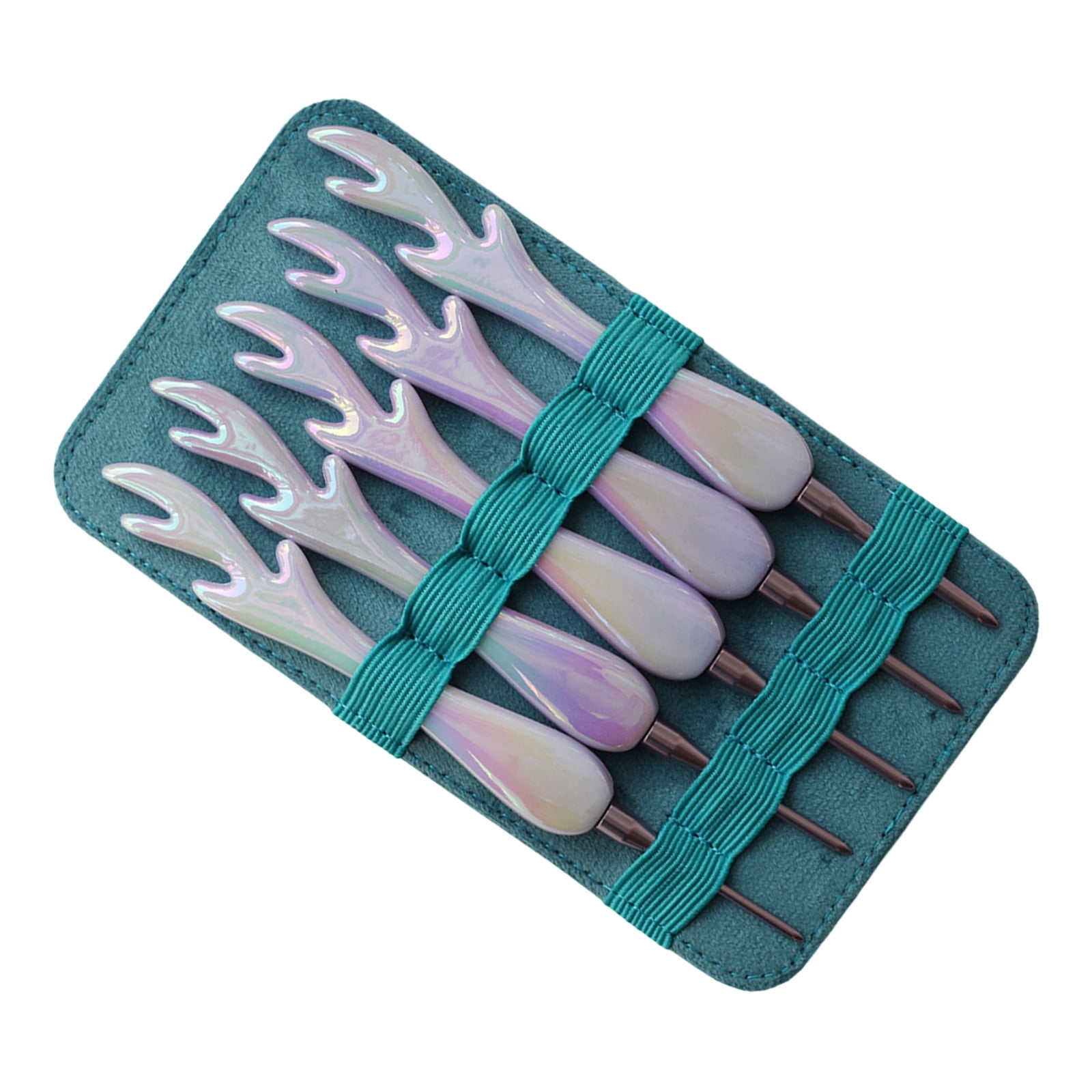 Crochet Hook Set Acrylic Materials Ergonomic Large Handle For Various ...