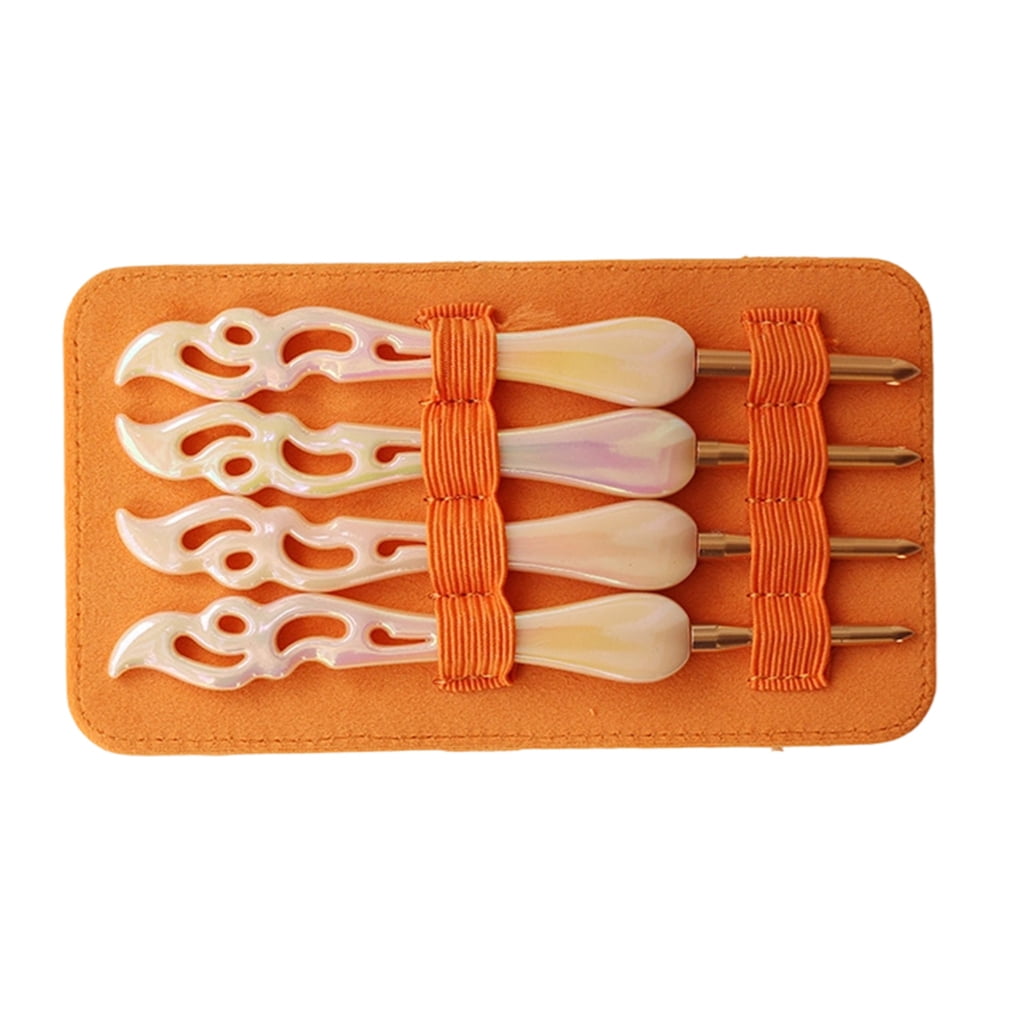 Crochet Hook Set In Acrylic With Large Handle For Easy Use By All Skill ...