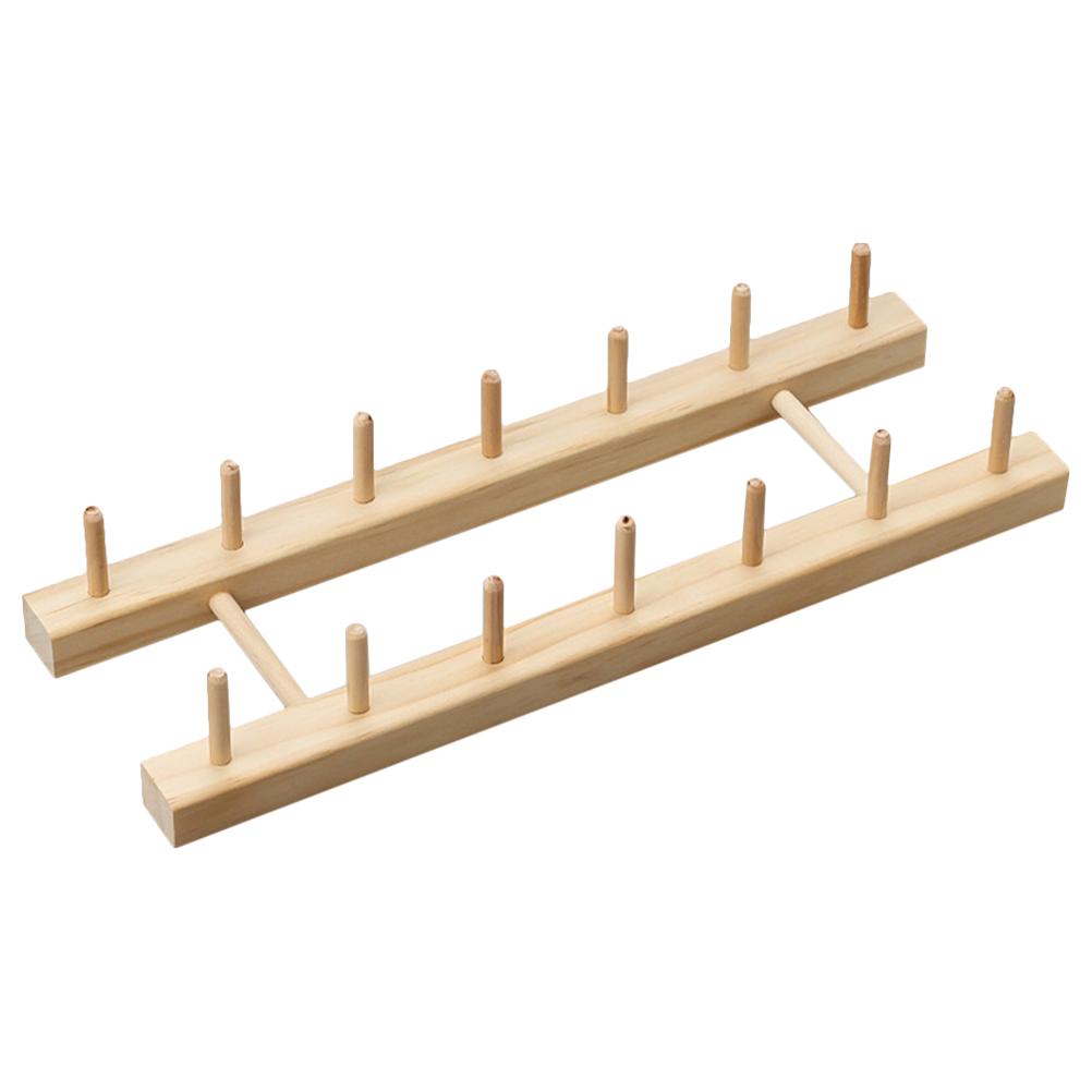 Crochet Hook Sewing Thread Spool Holder Knitting Accessories Wooden ...