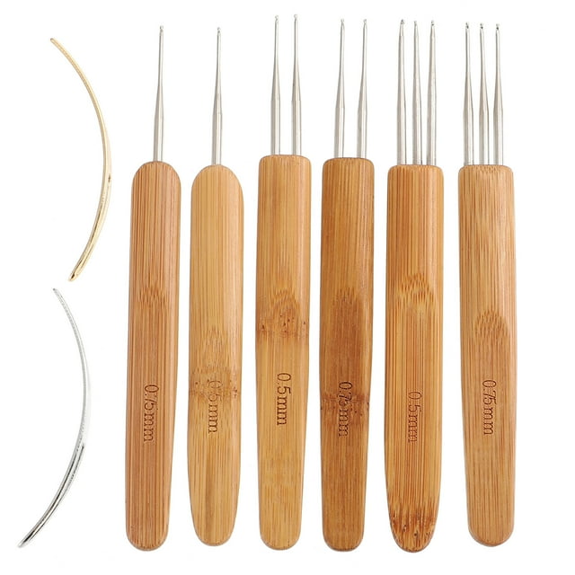 Dreadlocks Crochet Hook Tool Kit for Hair Braiding, Interlocking Needle ...