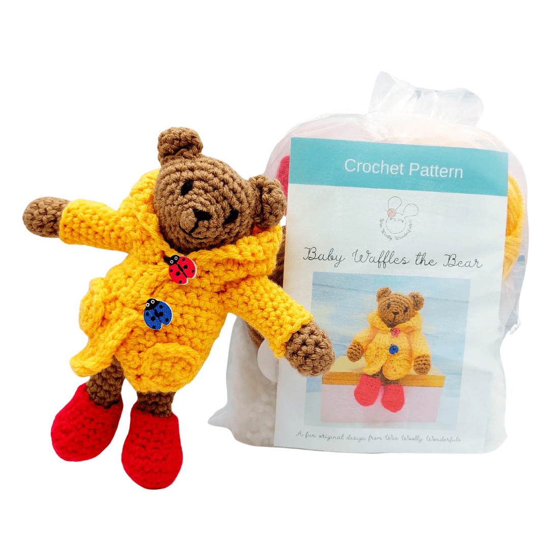 Crochet Kit Baby Waffles the Bear - Walmart.com