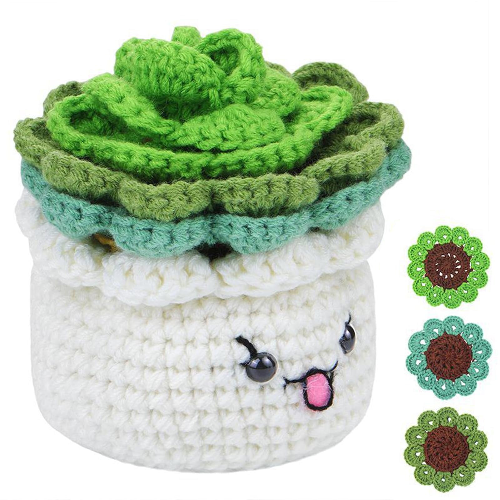 Crochet Kit for Beginners, Beginner Crochet Kit for Adults, Coasters ...