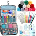 Crochet Kit for Beginners Complete 130 Pieces Starters Knitting Kit ...