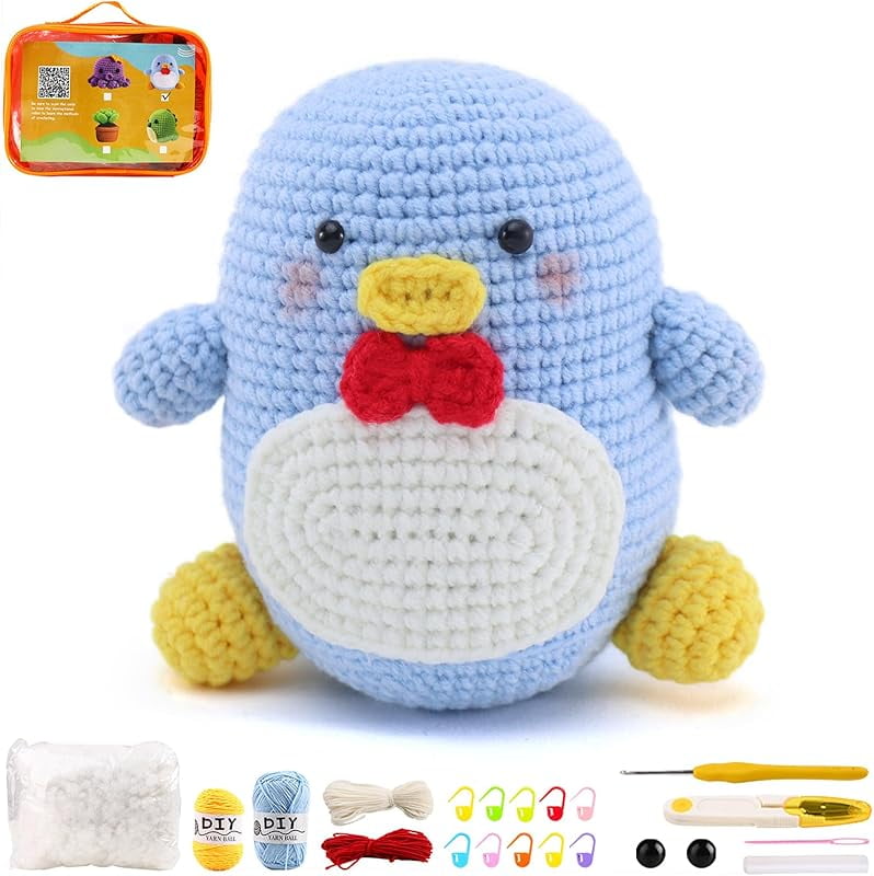 Crochet Kit for Beginners, Octopus Crocheting Animal Kit, Beginner ...