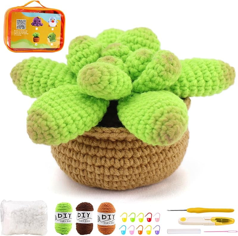 Crochet Kit for Beginners, Octopus Crocheting Animal Kit, Beginner ...