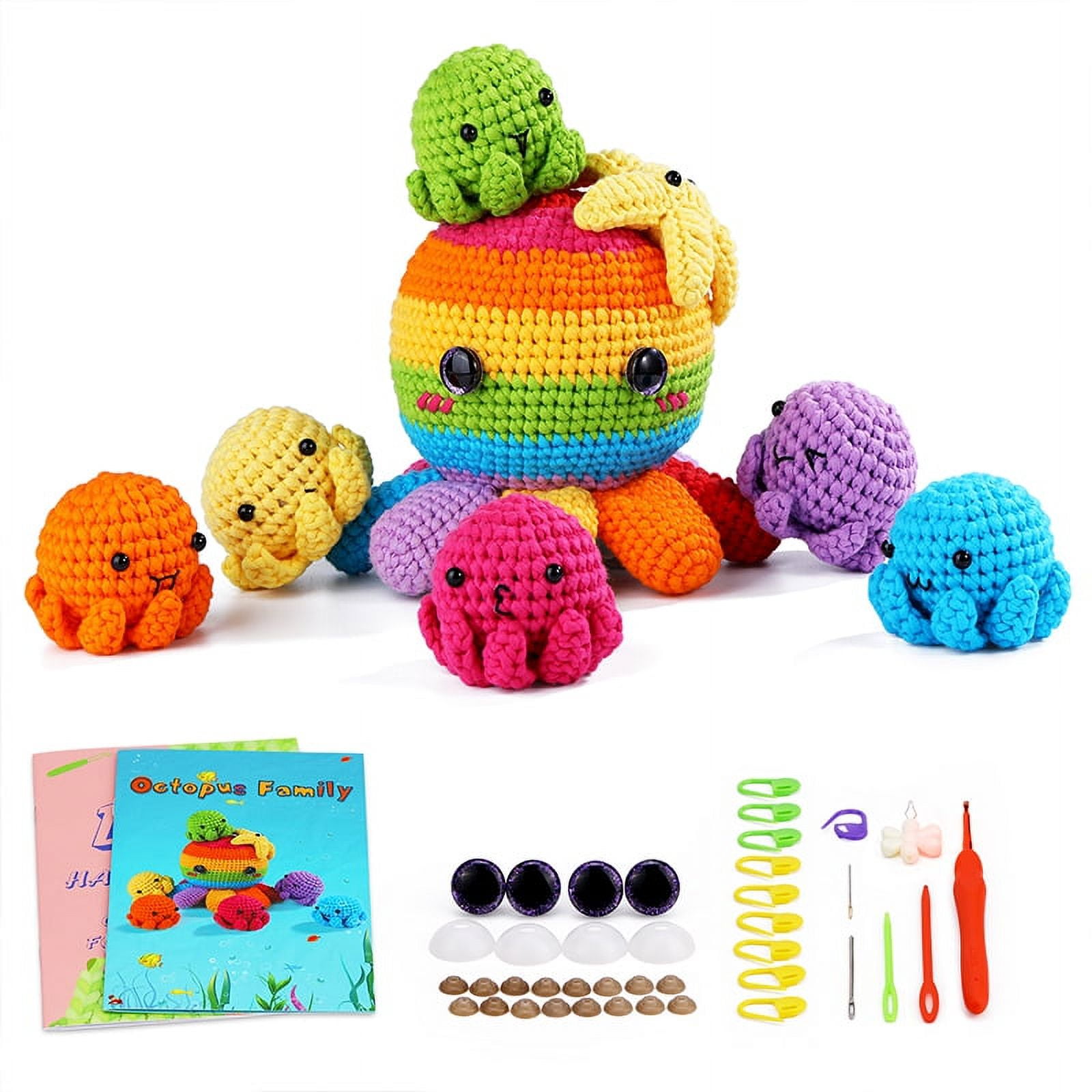 Crochet Kit for Beginners, Crochet Kit Step-by-Step Video Tutorials ...