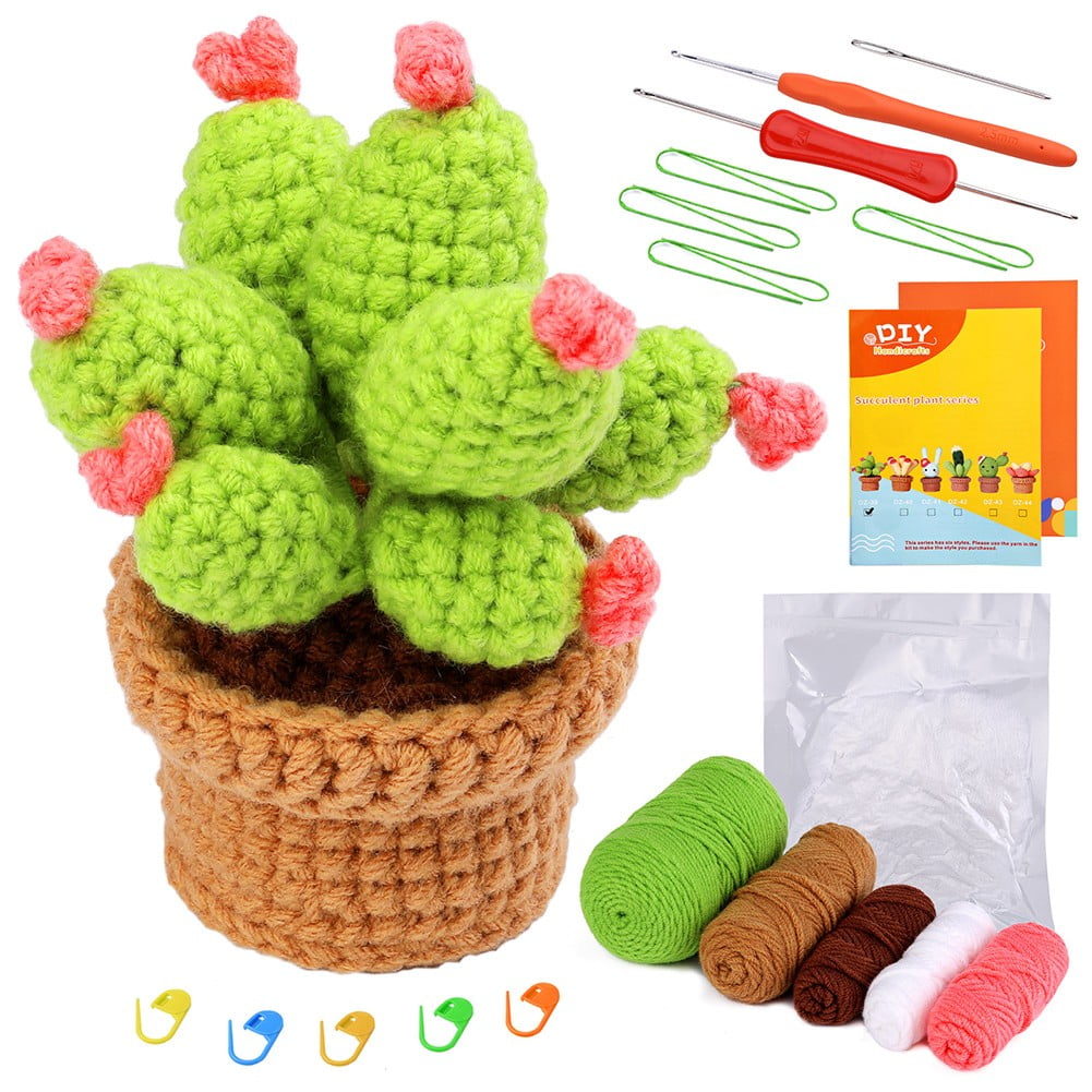 Crochet Kit for Beginners Knitting Kit with Animal DIY Craft Art Gifts ...