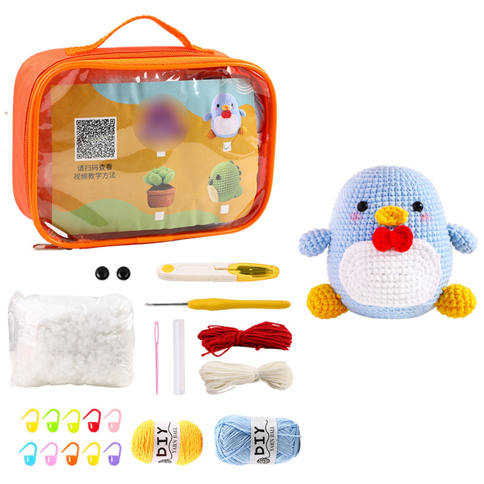 Crochet Kits Crochet 1 Pattern Set for Beginners/Experts Rabbit Chicken ...