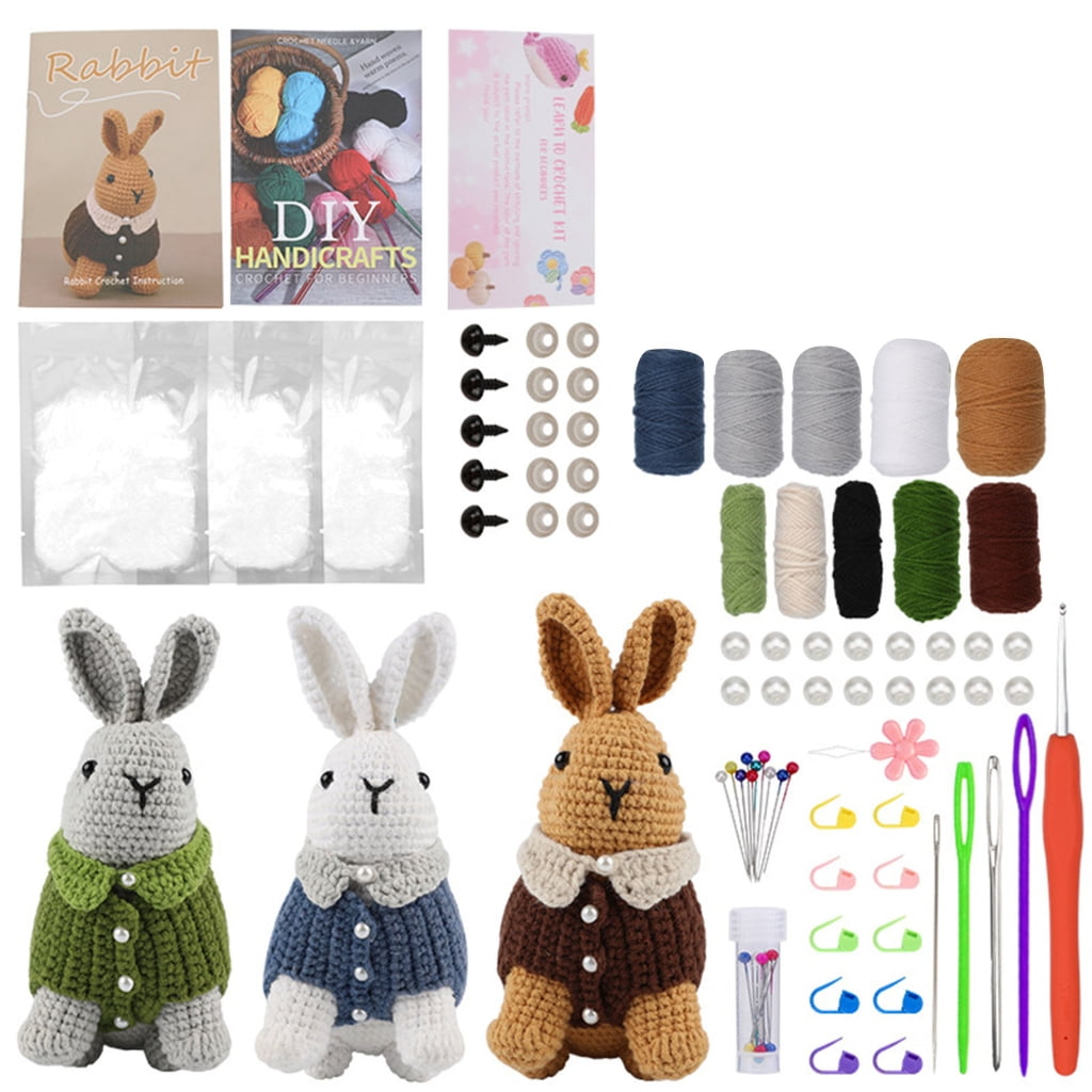 Crochet Kits for Beginner, Crochet Kits to Make Cuter Animal, Beginner ...
