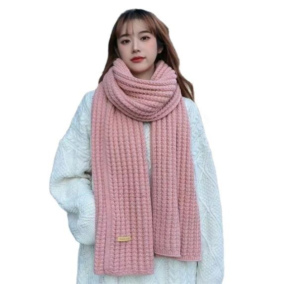 Crochet Long Scarf For All Ages Comfortable Neck Wear Winter Autumn ...