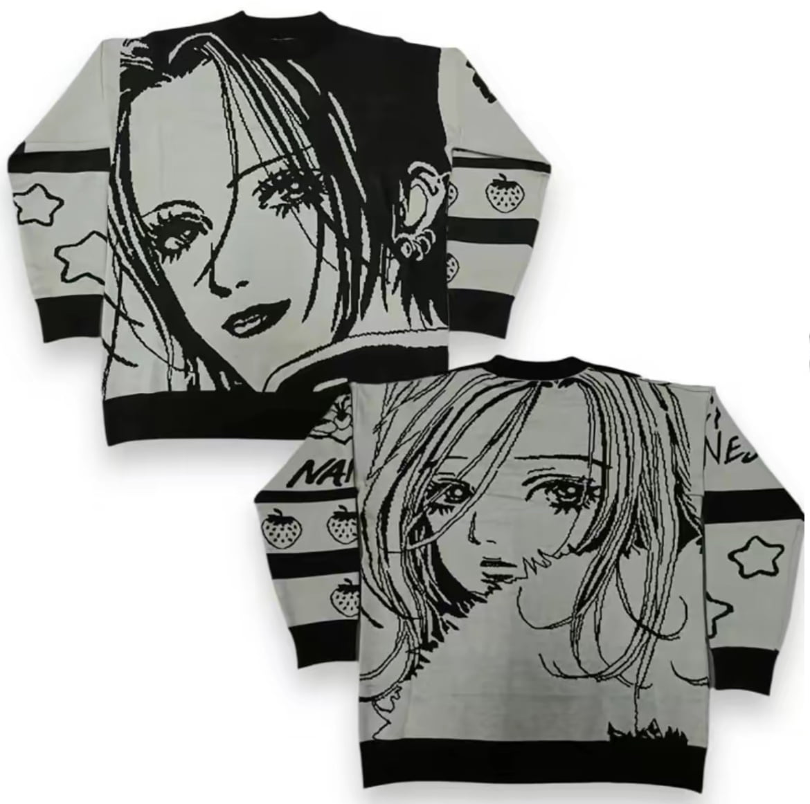 Crochet Nana Osaki et Nana Komatsu Oversized Sweater Nana and Hachi ...