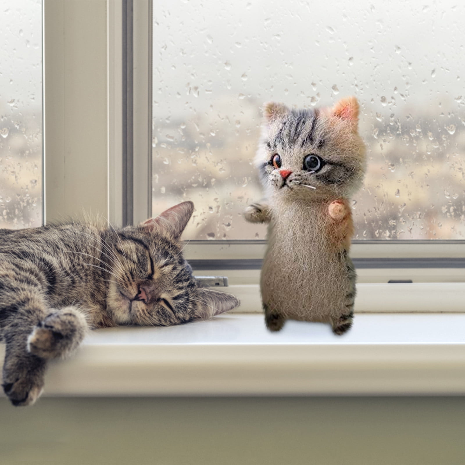 Crochet Plushies Kit DIY Knitting DIY DIY Kit Kitty Wool Felts Poke ...