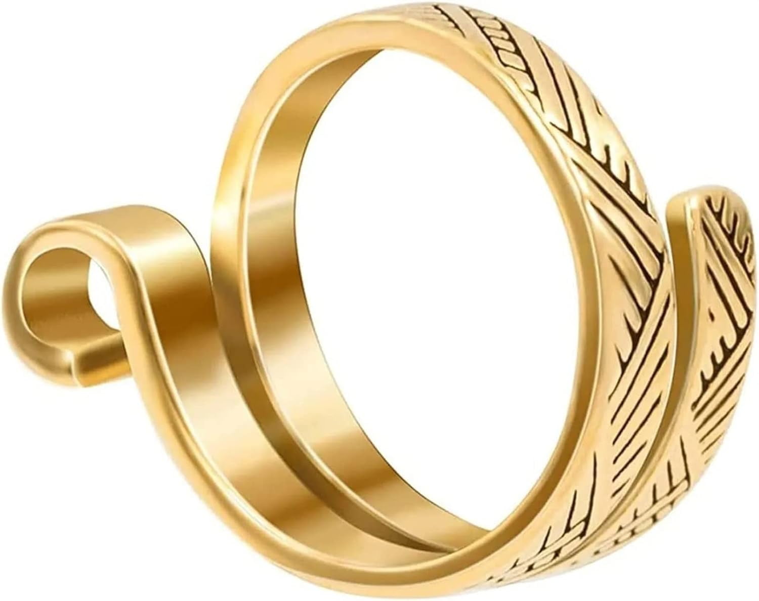 Crochet Ring For Finger Yarn Guide, Faster Crocheting, Adjustable ...