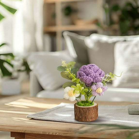 Crochet Roses Handmade Crochet Flowers Knitted Flowers Knitted Floral ...