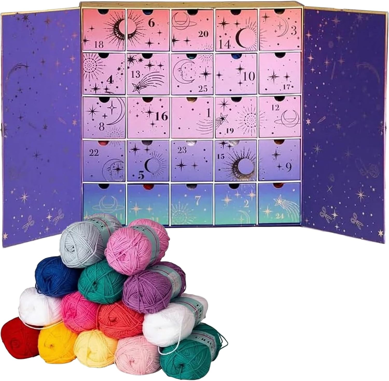 Crochet Society Advent Calendar 2025, Wool Yarn Advent Calendar, DIY ...