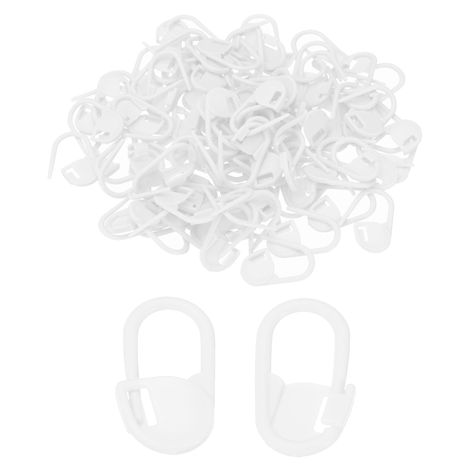 Crochet Stitch Markers, 100 Pack Plastic Knitting Markers Locking ...