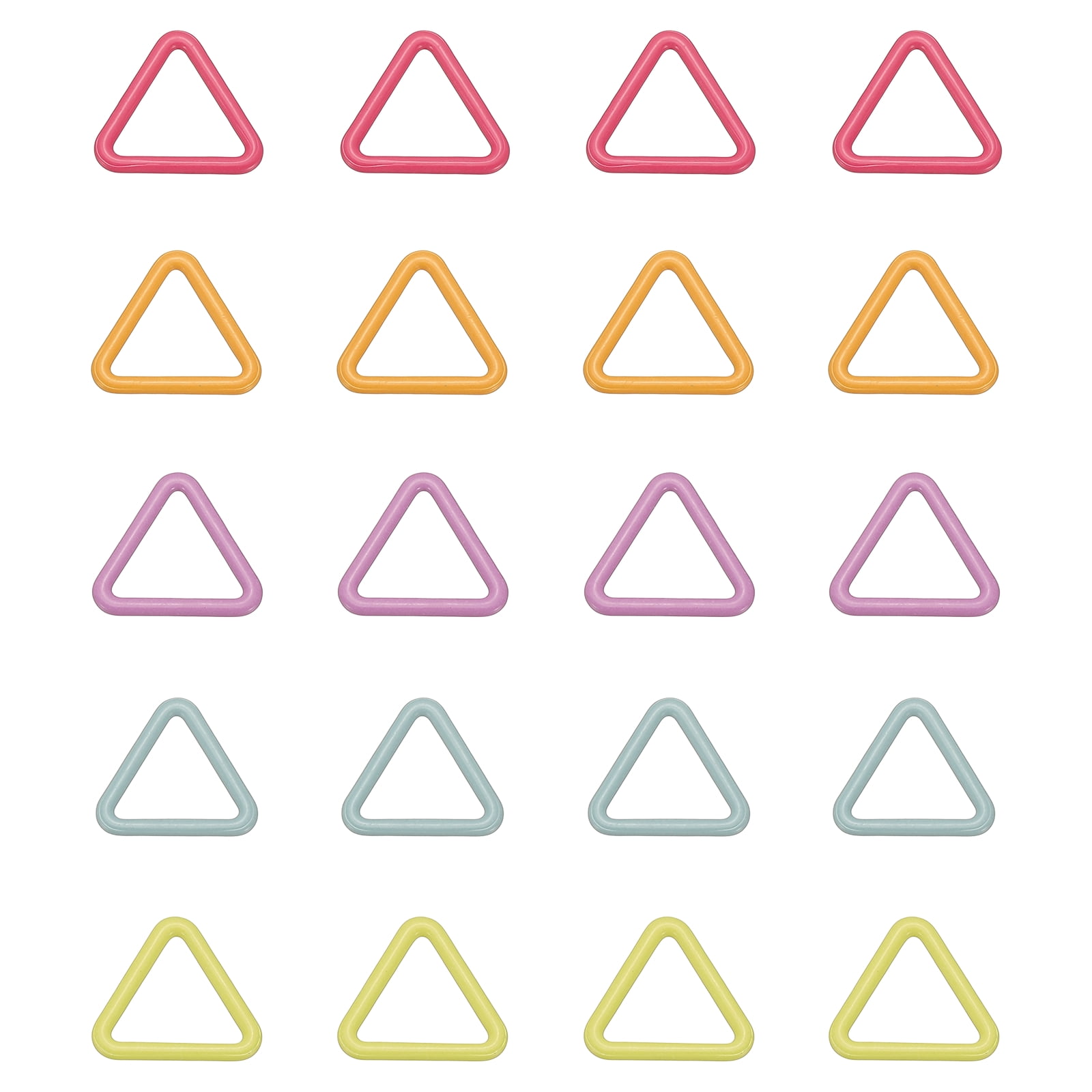 Crochet Stitch Markers, 20Pcs Knitting Markers Needle Pin Triangle ...