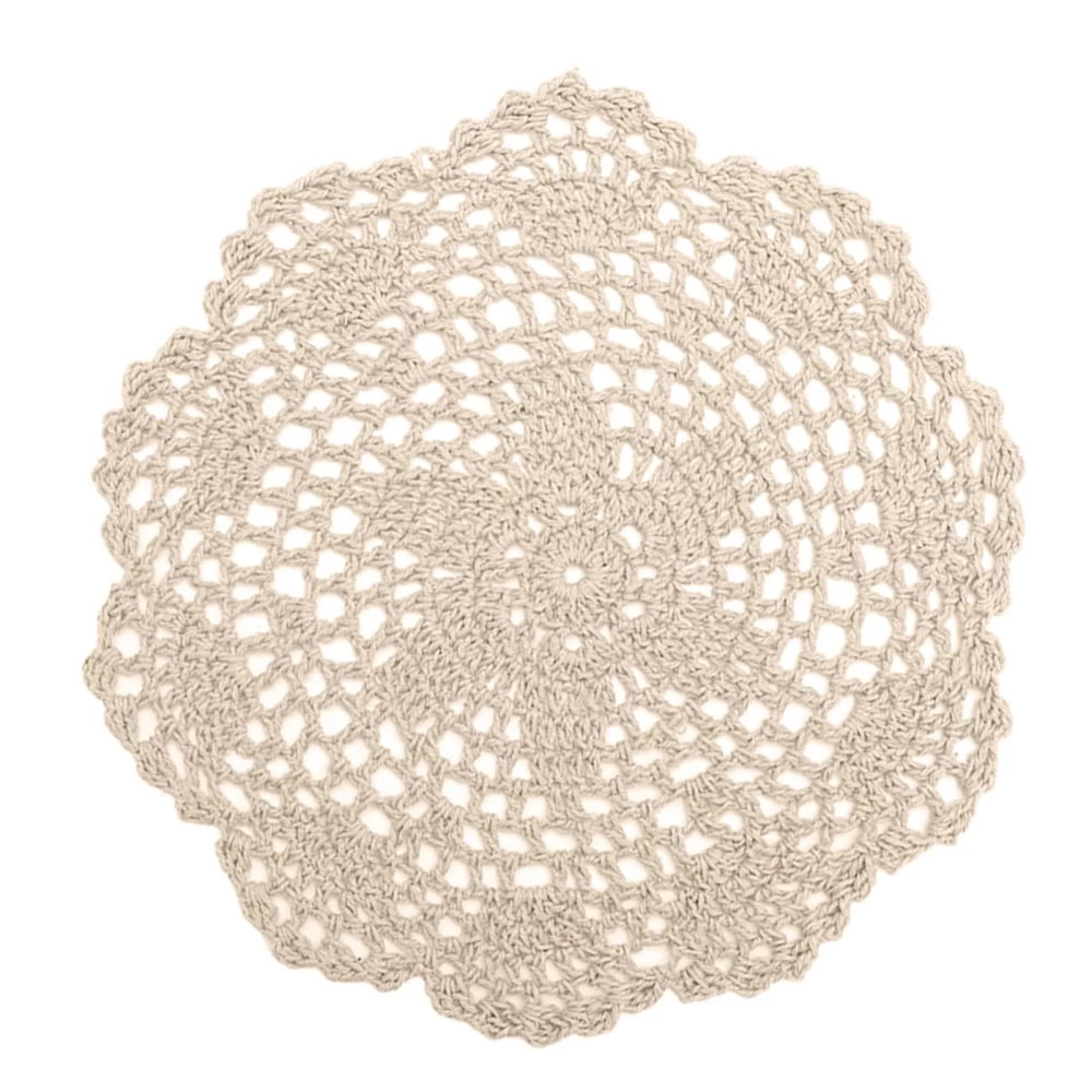 Crochet Table Placemats Handmade Crochet Cotton Lace Doilies Table Mat ...