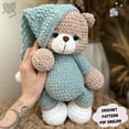 Crochet Teddy Bear Amigurumi Pattern, Crochet Bear Plush Toy Design ...