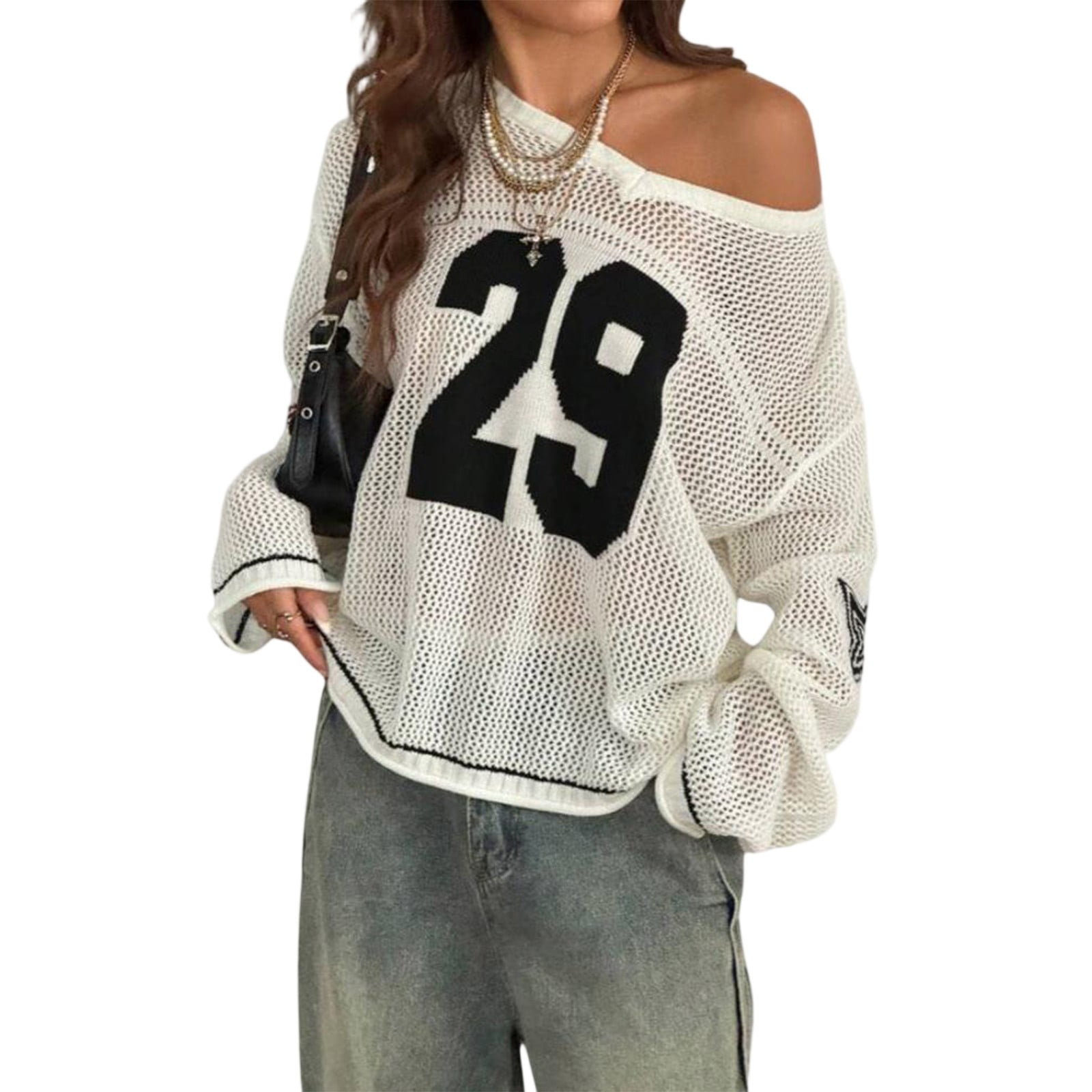 Crochet Tops for Women Trendy Off One Shoulder Beachy Tops Casual ...