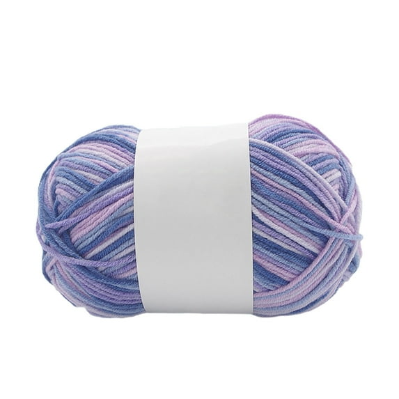 Crochet Yarn, Acrylic Soft Yarn Roll of 50g Knitting Yarn for DIY Hand ...
