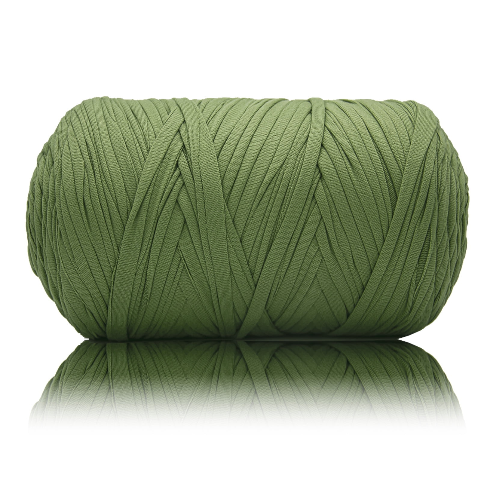 MSyarn Crochet T-Shirt Yarn, Avocado Green, 14.1oz/400g, 120yd/110m ...