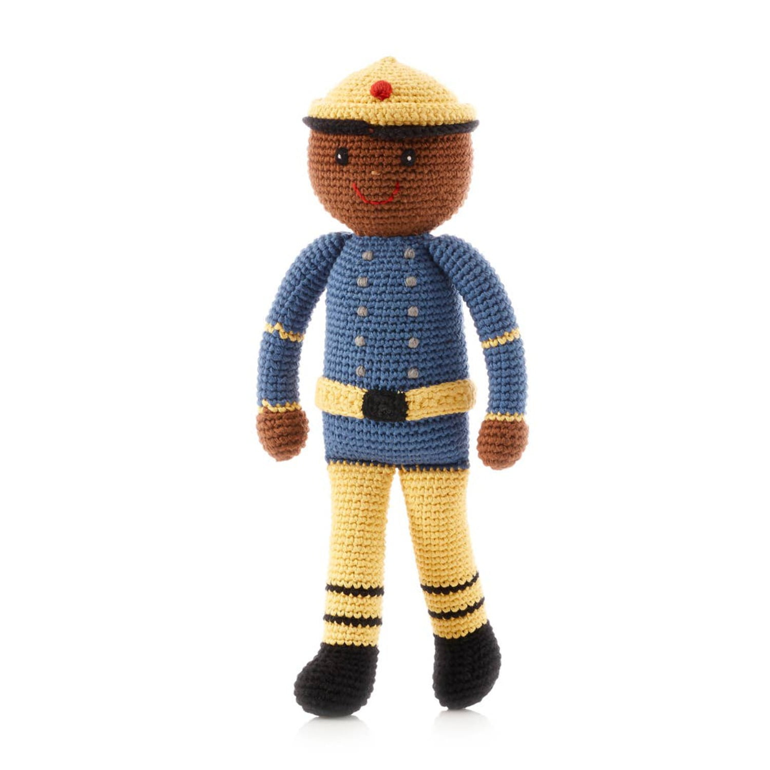 Pebble Crocheted Fireman Toy - Walmart.com